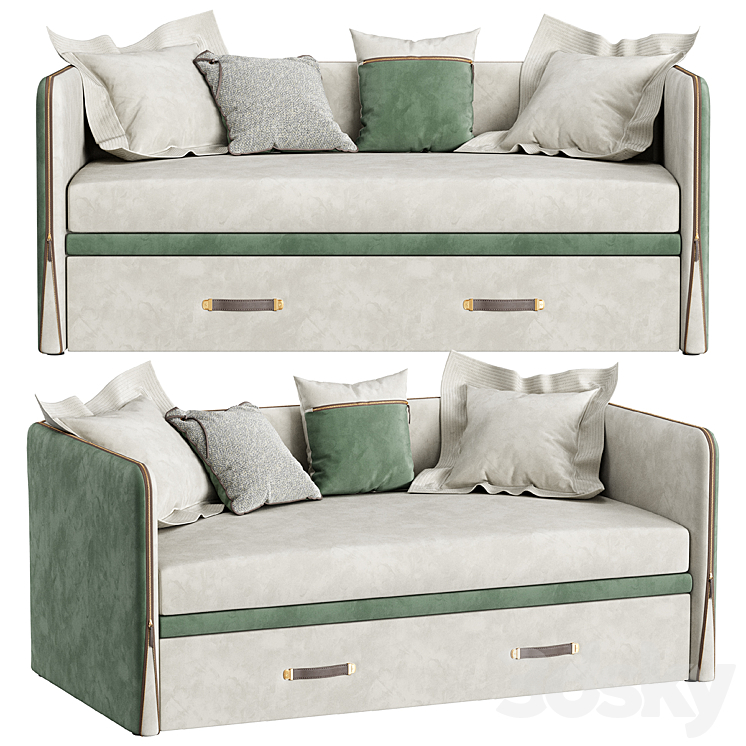 Baby bed ZIPP Manifesto - Bed - 3D model