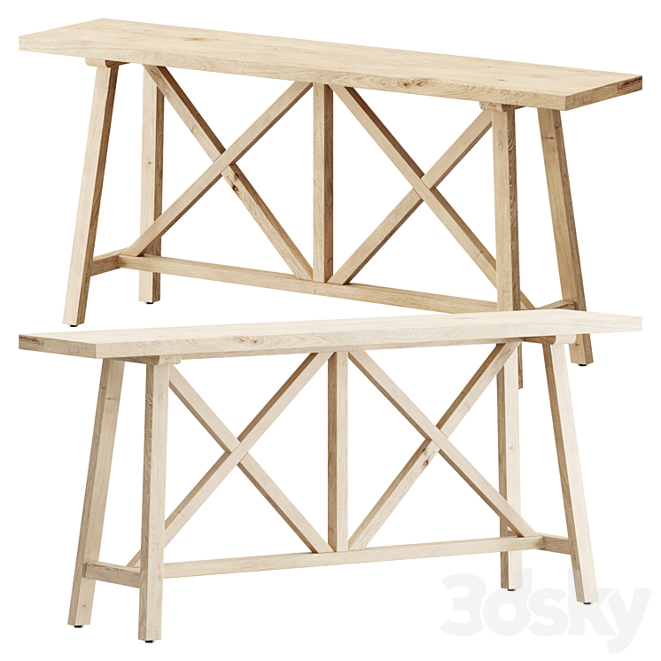 Trellis Console Table - Console - 3D model