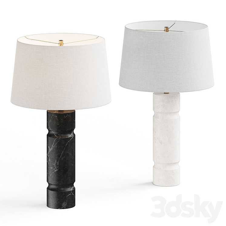 Arteriors Essential Lighting Angelina Table Lamp - Table lamp - 3D model