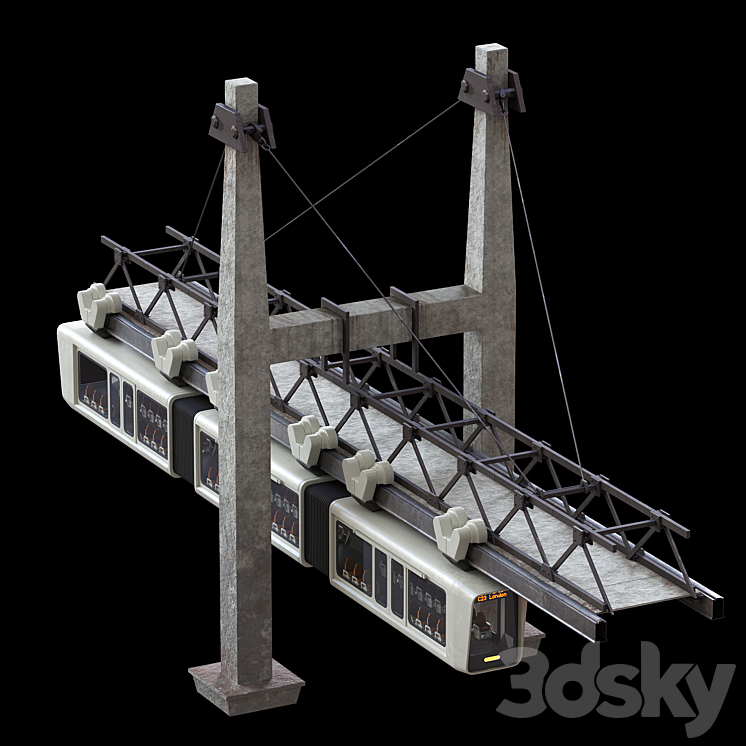 Air metro - Air Transport - 3D model