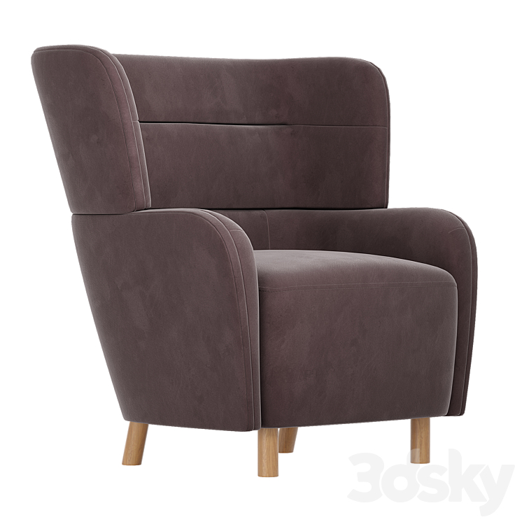 Armchair Audril - Arm chair - 3D model