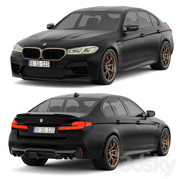 BMW M5 CS - Ground Transport - 3D model
