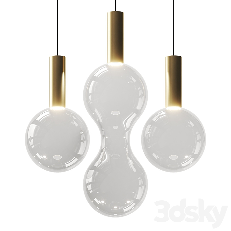 Zafferano Sfera Sferotto Pendant Lamp - Pendant light - 3D model
