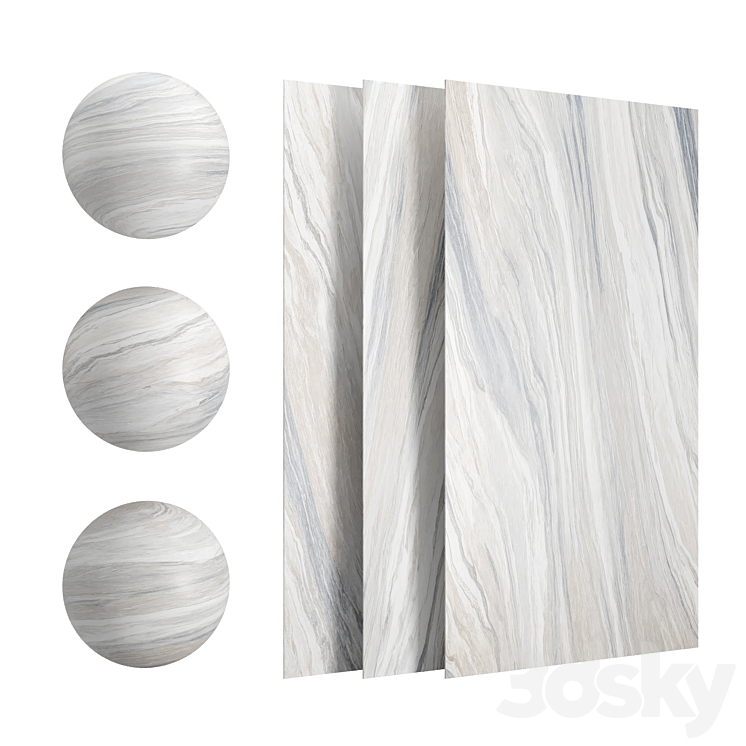 Marble Antolini Cipollino Mediterraneo - Stone - 3D model