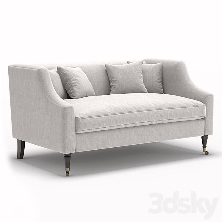 Gage Swoop | Arm Settee - Sofa - 3D model