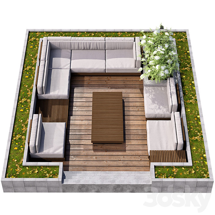 OUTDOOR SITTING AREA NO12 - Other - 3D model