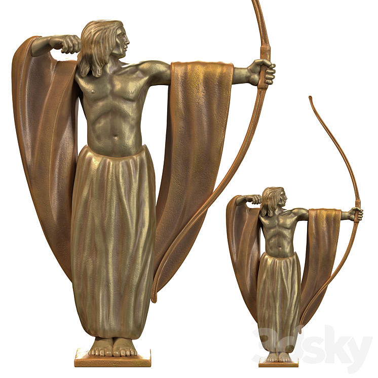 Sculpture Archer - Sculpture - 3D model