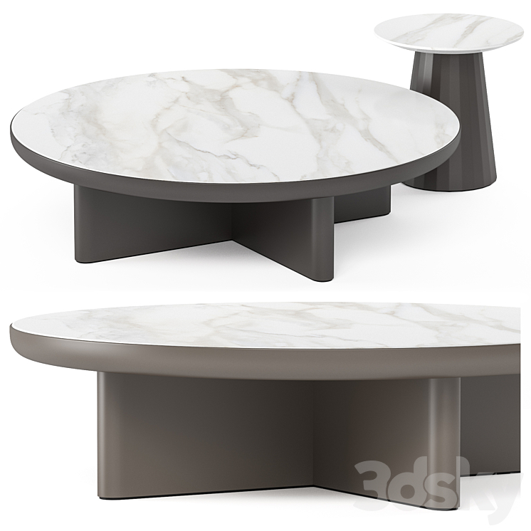 Kettal Cala coffee table - Table - 3D model