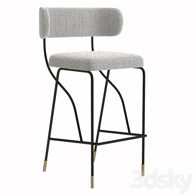 Kickin' Back Jack Bar and Counter Stool - Chair - 3D model