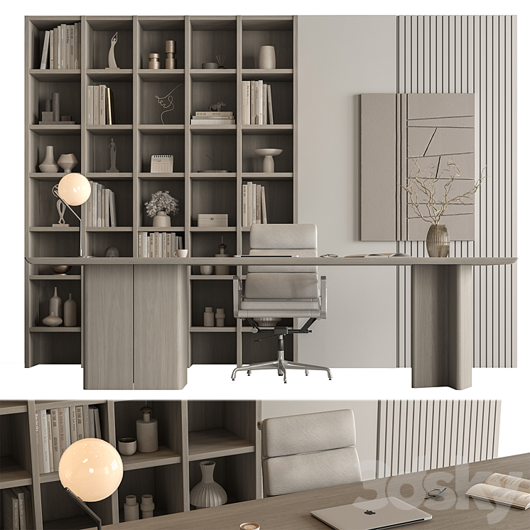 Boss Desk - Office Furniture 634 - Office furniture - 3D model