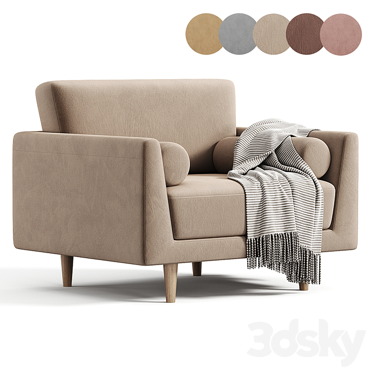 Storm Chair Storm Armchair - Arm chair - 3D model