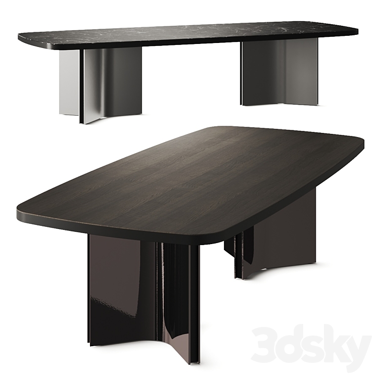 Minotti Marvin Dining Table - Table - 3D model