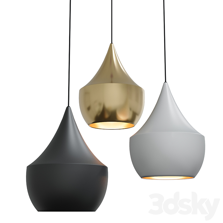 Beat Light Fat - Pendant light - 3D model