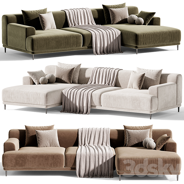 Portofino Sofa By union - Sofa - 3D model