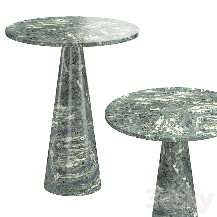 SWEDISH GREEN SIDE TABLE - Table - 3D model