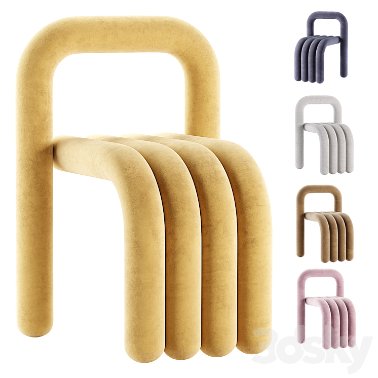 Designer Coffee Chair - Chair - 3D model