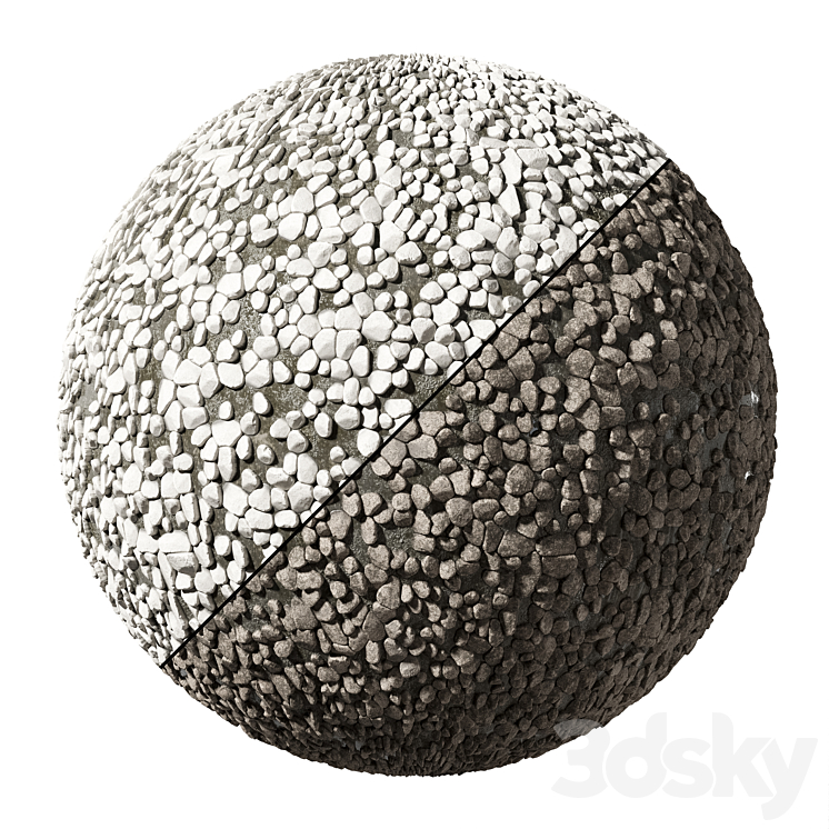 Pebble 02 - Stone - 3D model