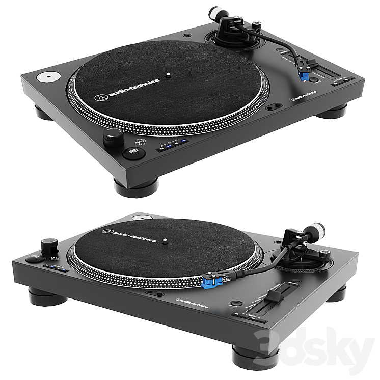 Audio-Technica AT-LP140XP Vinyl Player - Audio tech - 3D model
