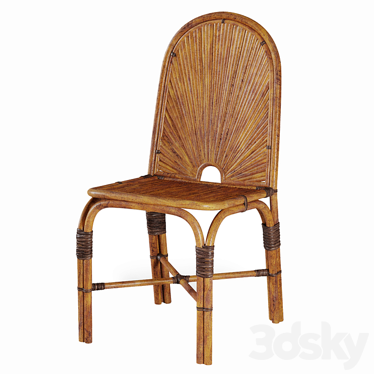 Set of four chairs – Rising sun series - Chair - 3D model