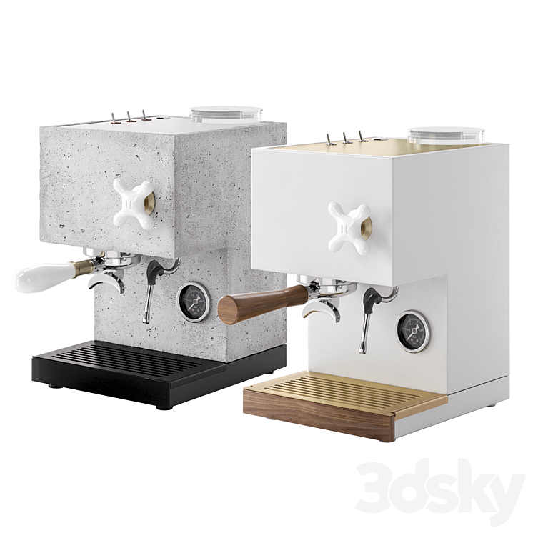 Coffee Machine AnZa. Espresso Machine - Kitchen appliance - 3D model