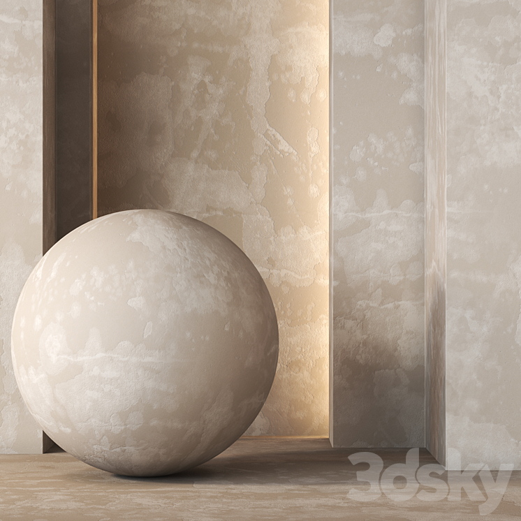 3 Rustic Plaster Wall Texture 4K - Seamless - Vol 1 - Wall covering ...