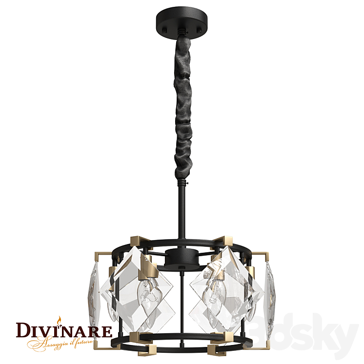 Divinare OM 7304/04 SP-6 - Pendant light - 3D model