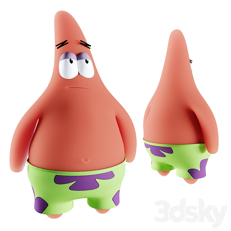 Patrick Star / Patrick Star - Toy - 3D model