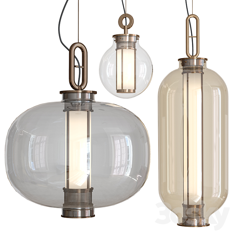 Bai Family Pendant Light - Pendant light - 3D model