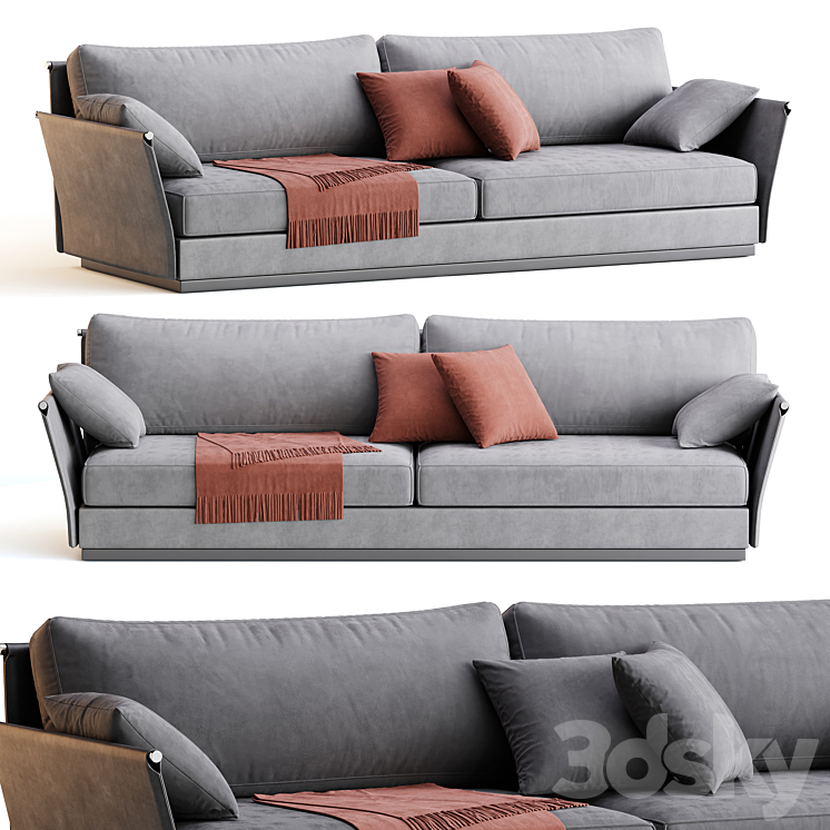 Barnaby sofa - Sofa - 3D model