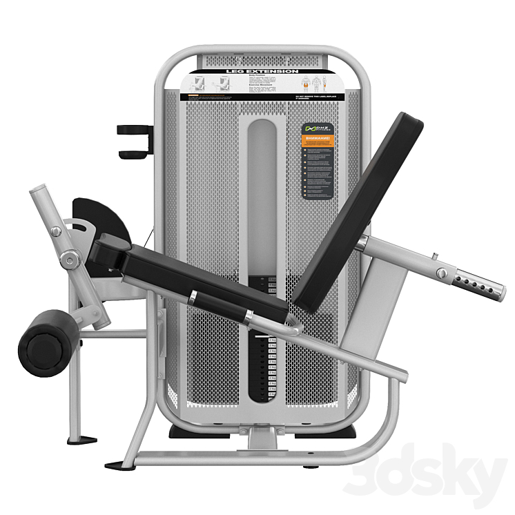 Exercise machine DHZ Fitness E7002 LEG EXTENSION - Sports - 3D model