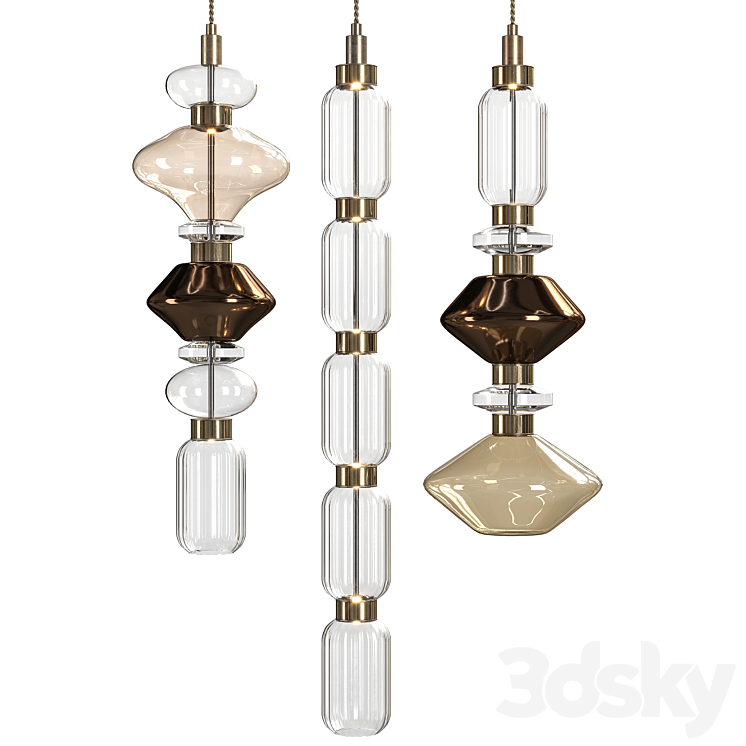 Ballet Pendant Light - Pendant light - 3D model