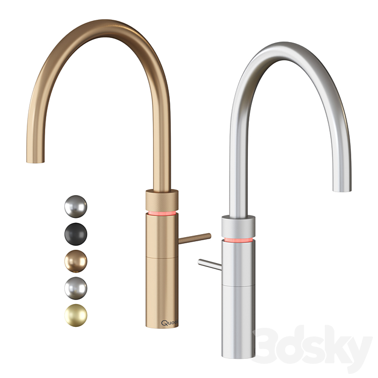 Quooker FUSION ROUND | Kitchen faucet - Faucet - 3D model