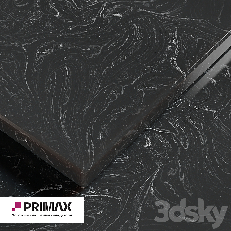 OM Acrylic stone PRIMAX - M 511 Milky Way - Stone - 3D model
