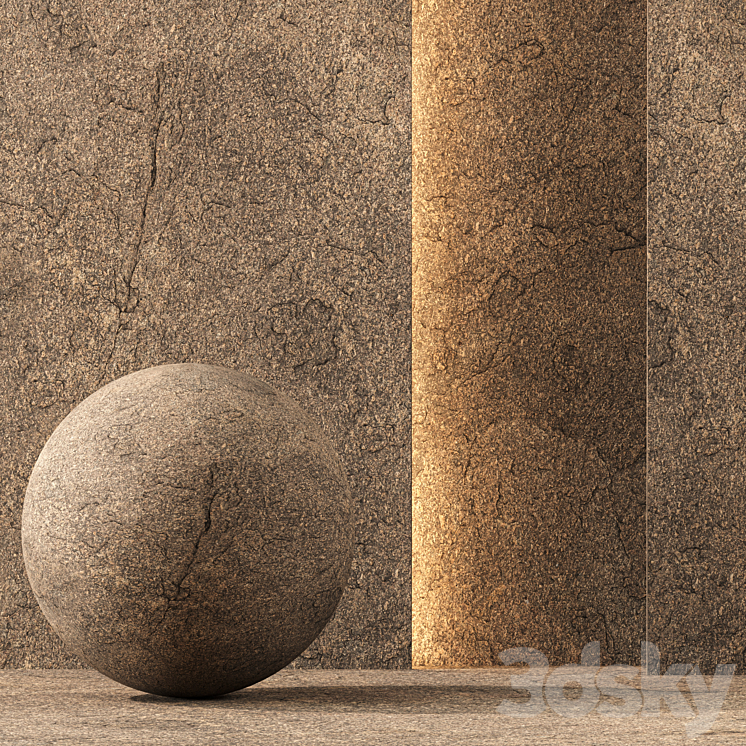 Rock texture collection-09 - Stone - 3D model