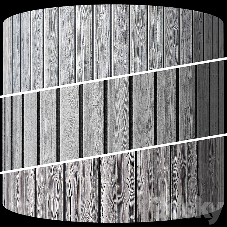 Relief ribbed decorative facing concrete plaster under the tree Reckli ...