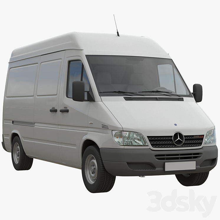 Mercedes-Benz Sprinter Classic cargo van MWB - Ground Transport - 3D model