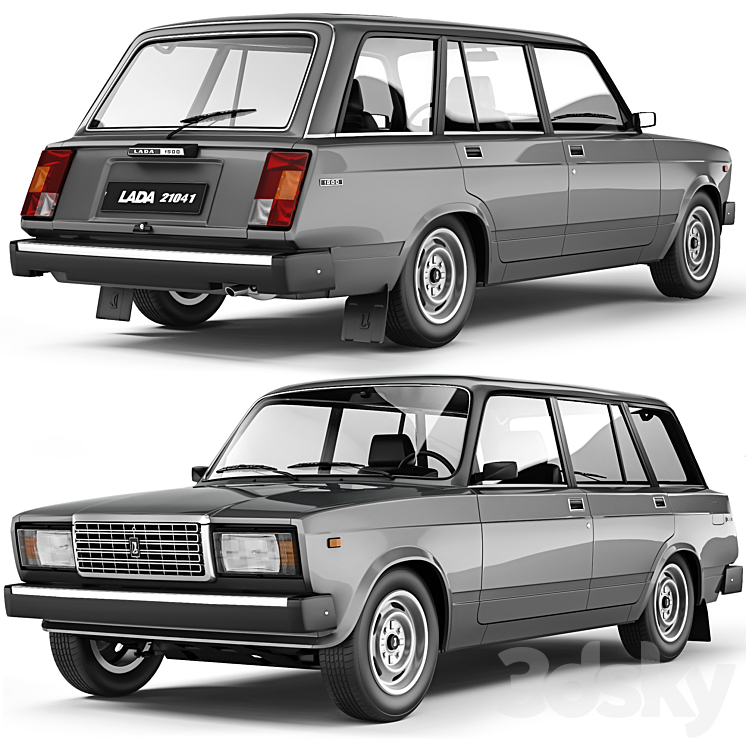 VAZ Zhiguli 21041 2006 - Ground Transport - 3D model