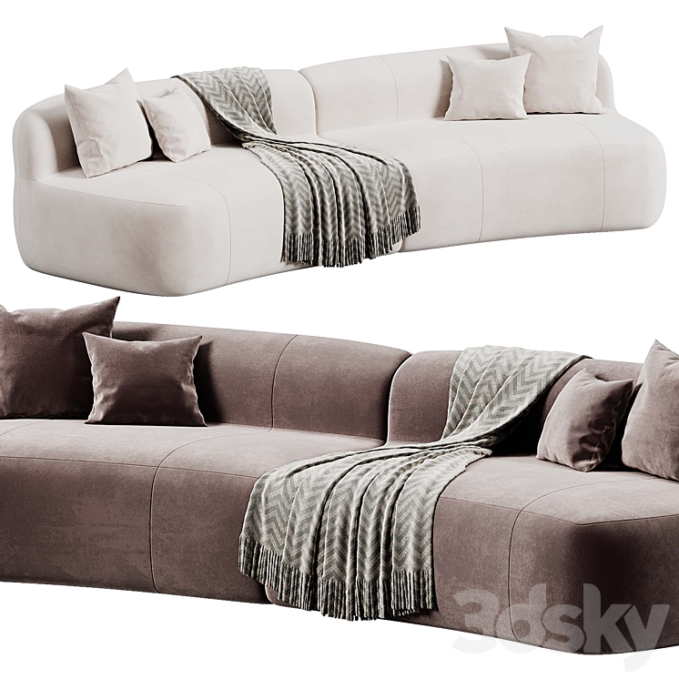 MOLTENI SURF Sofa By In Stock | Sofa - Sofa - 3D model