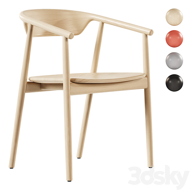 Mattiazzi Leva Chair - Chair - 3D model