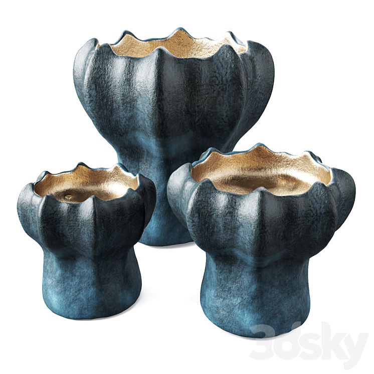M&M Solt Candle Holder - Vase - 3D model