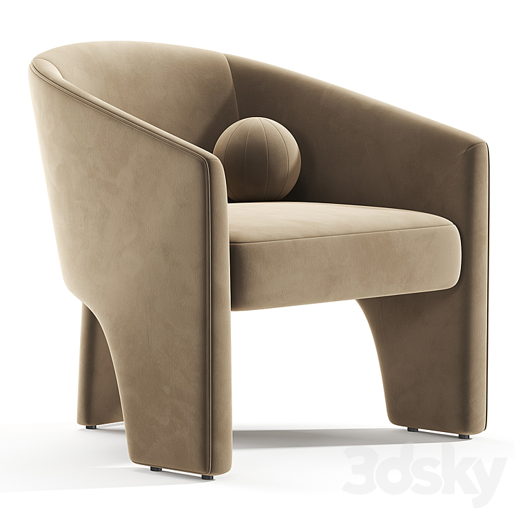 Fae Chair - Arm chair - 3D model