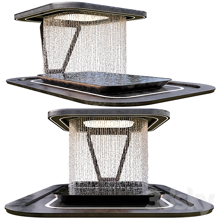 WATERFOUNTAIN WATERFALL CASCADE NO18 - Other - 3D model