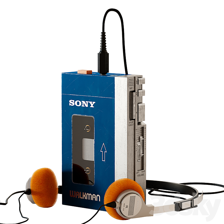SONY WALKMAN TPS-L2 1979 - Audio tech - 3D model