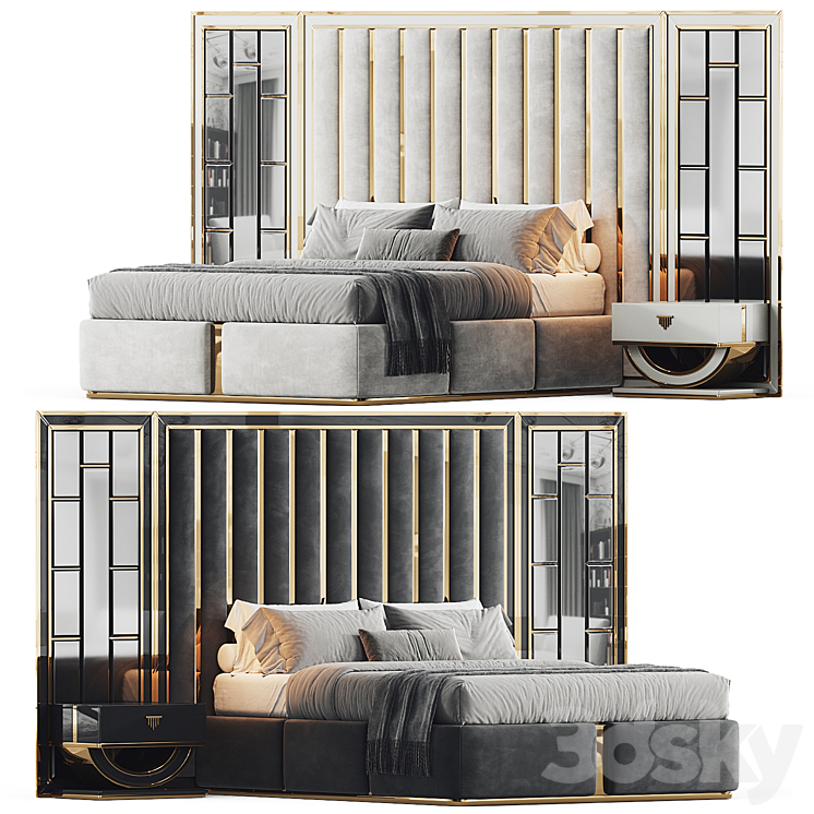 Tesla Luxury Bed - Bed - 3D model