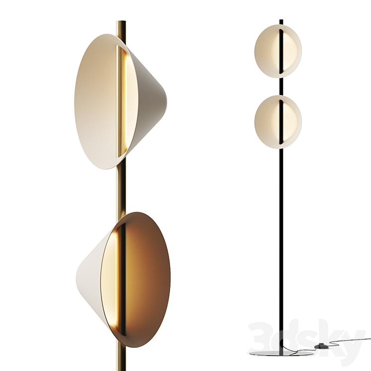 West Elm Alisha LED Floor Lamp - Floor lamp - 3D model