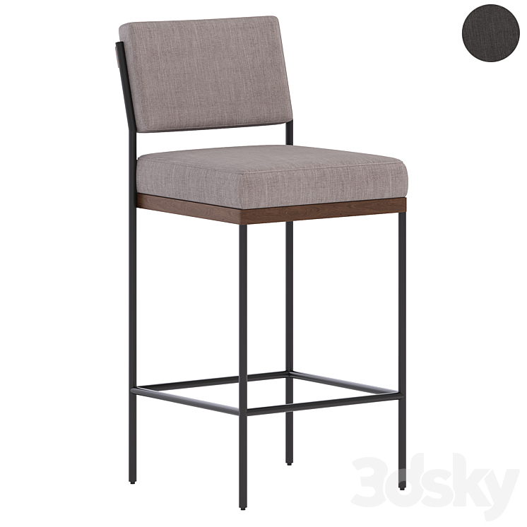 Bennett Bar Chair - Chair - 3D model
