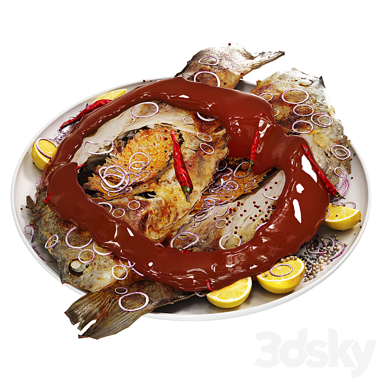 Fish - Food and drinks - 3D model
