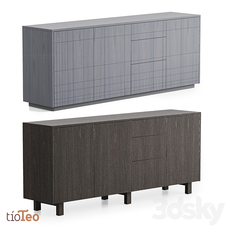 OM tioTeo Chest of drawers Batten 7 - Sideboard & Chest of drawer - 3D ...