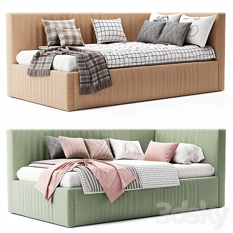 Single bed Rio - Bed - 3D model