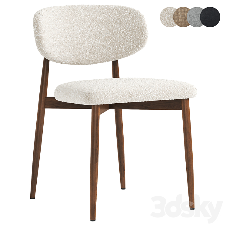 Halston Dining Chair - Chair - 3D model